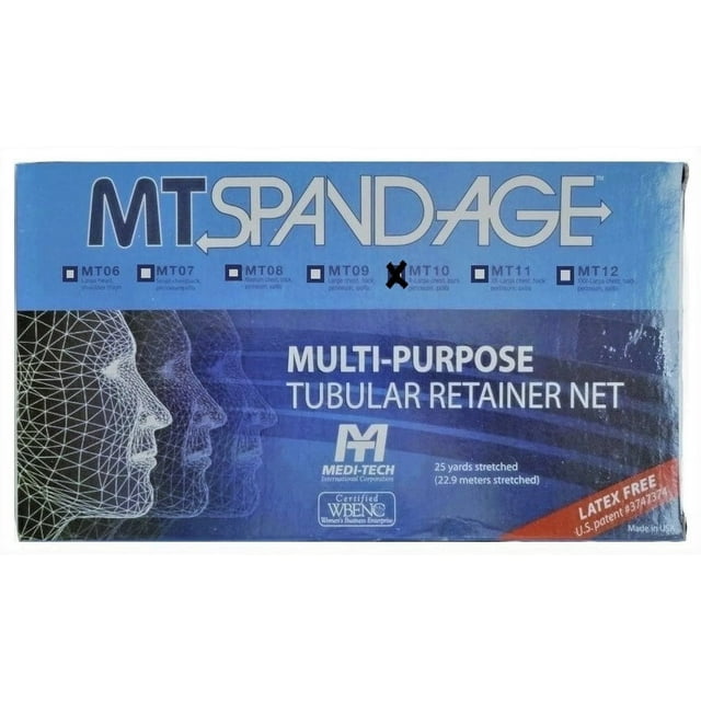 MT Spandage Tubular Elastic Retainer Net, Size 10, 25 Yards - 1 Each ...