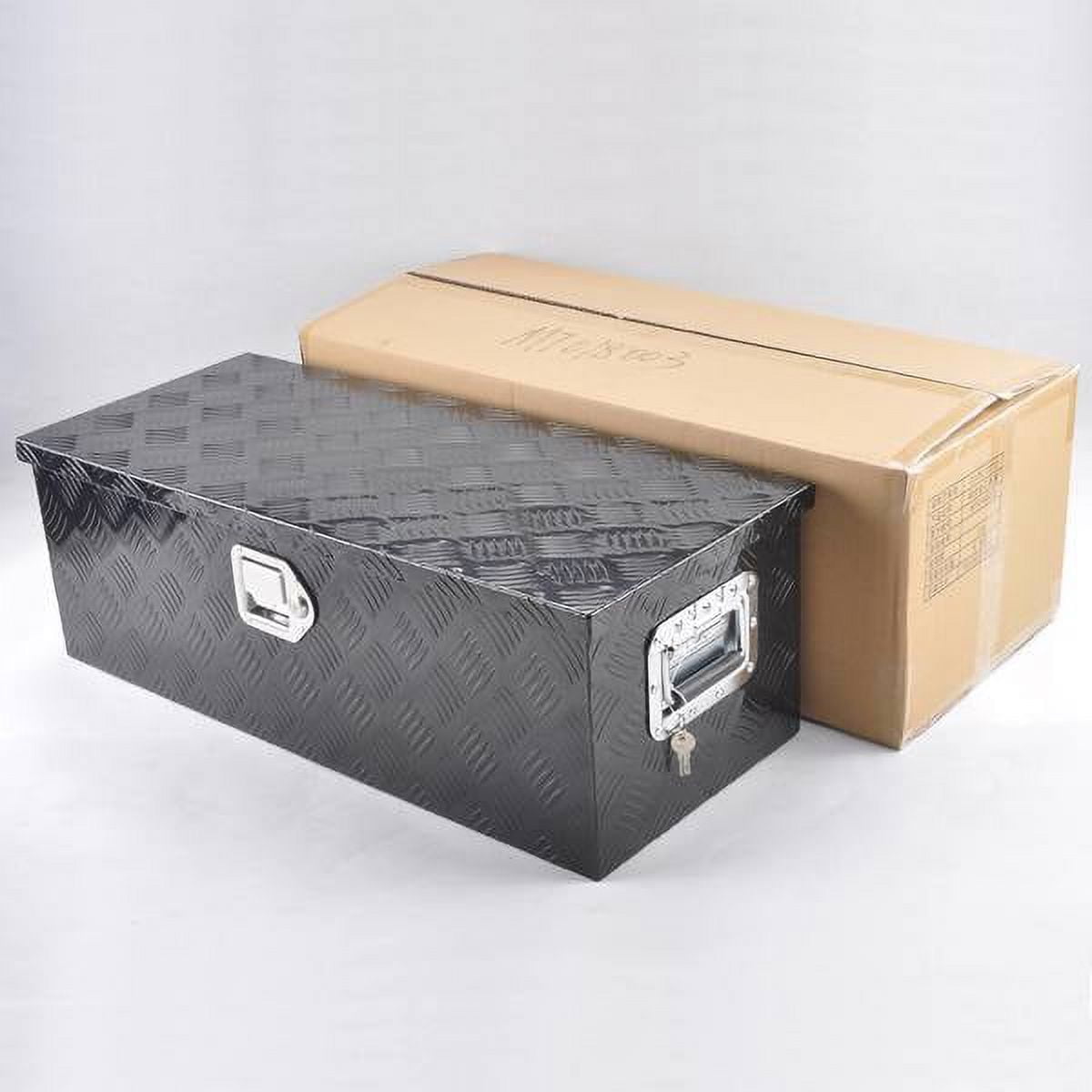MT018003 Aluminum Tool Box Black, size 30”* 13”* 10”, pattern 5, single ...