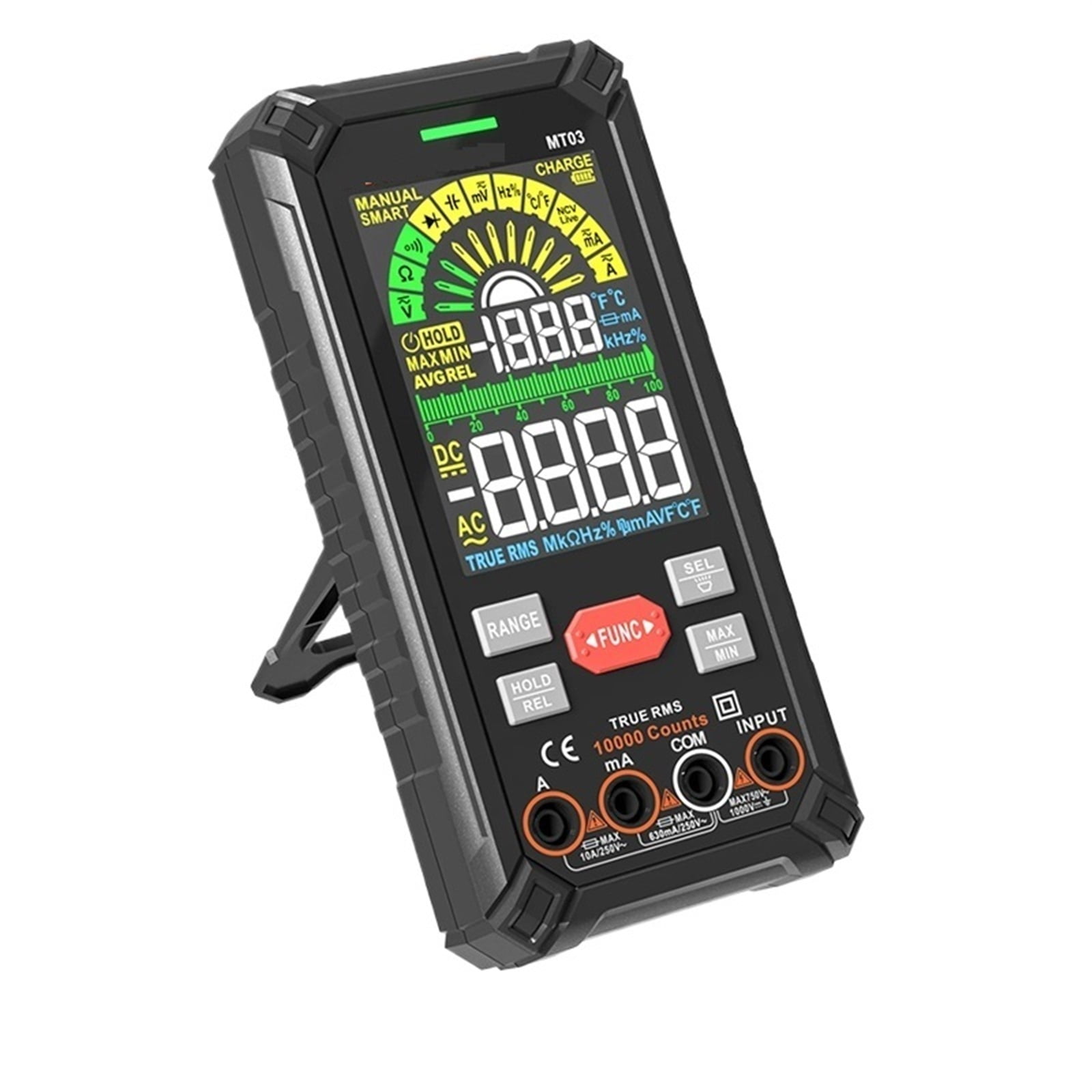 MT03 10000 Counts Smart Rechargeable Multimeter Auto Range Ture RMS ...
