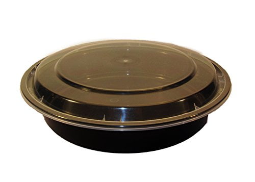 MT0940B Microwavable Container, 9" Round Deep, Combo 150 (Pack of 150 ...