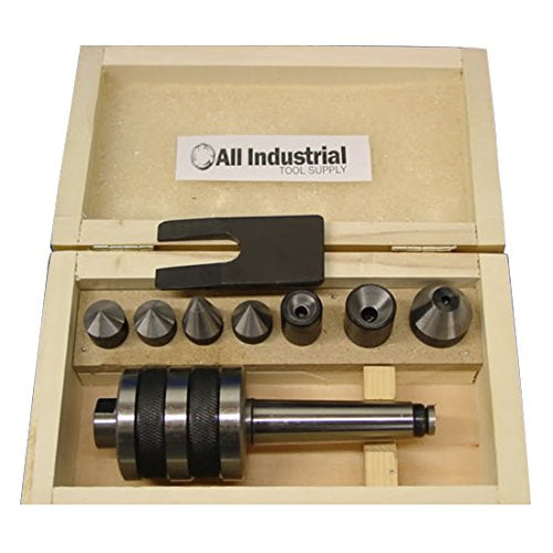MT1 Live Center Set Morse Taper 1MT Triple Bearing Lathe Medium Duty ...