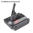 MT18V6 Battery Converter Adapter For Makita 18V Li-ion Battery Convert ...
