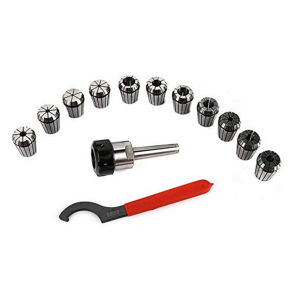 MT2 3/8 Shank ER32 Chuck With 11 PC Collets Set - Walmart.com