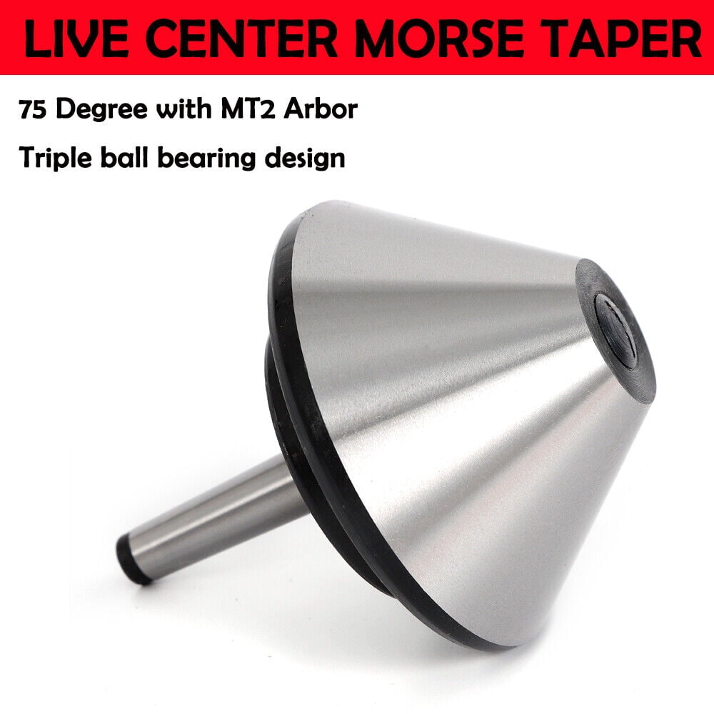 MT2 Bull Nose Live Center Lathe Morse Taper Arbor Bearing Center 75 ...