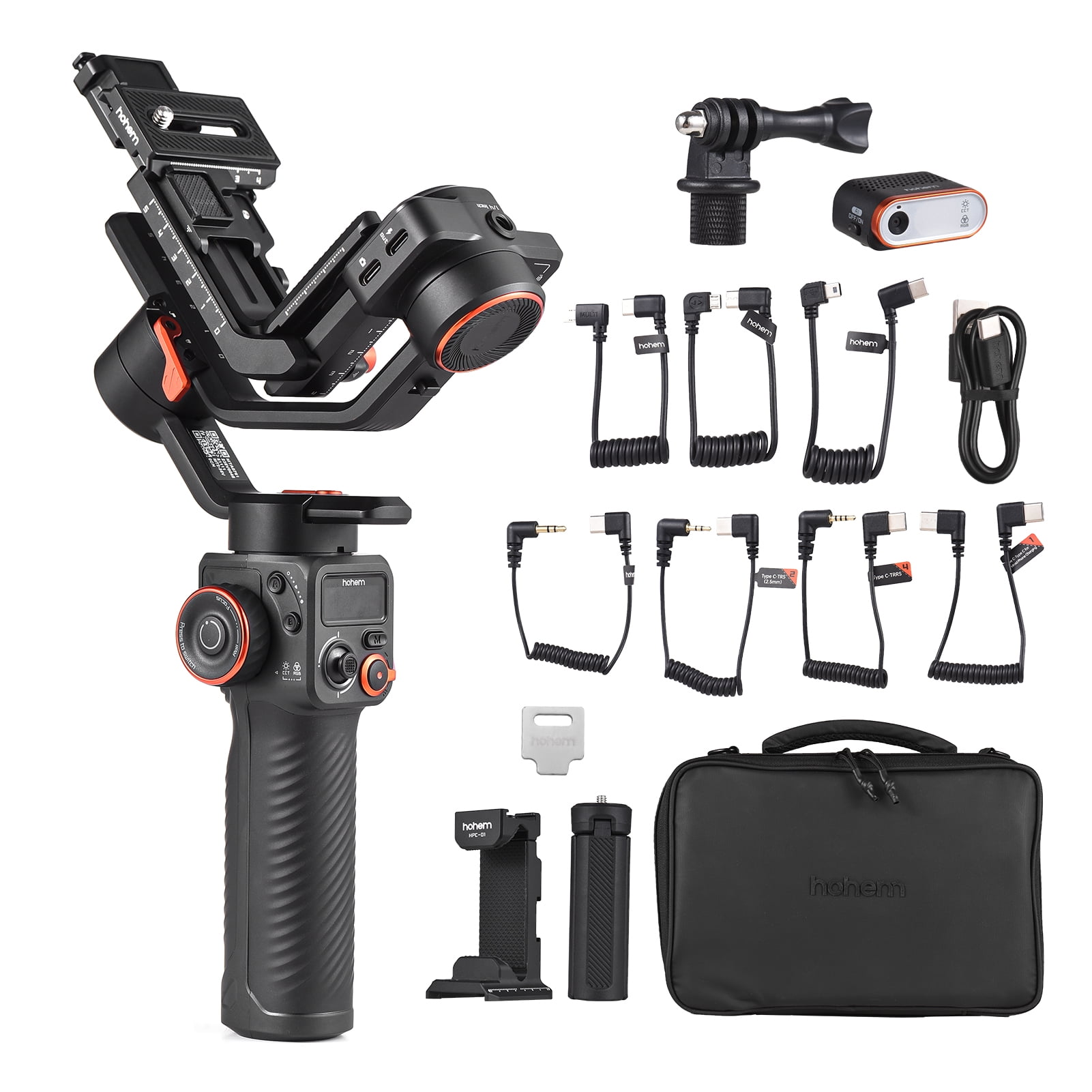 MT2 Kit - Handheld Smartphone Gimbal with AI Vision, 360° Rotation ...
