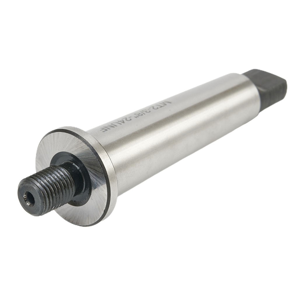 MT2 To 3/8 24 Threaded Drill Chuck Arbor Hardened Morse Taper Adapter ...