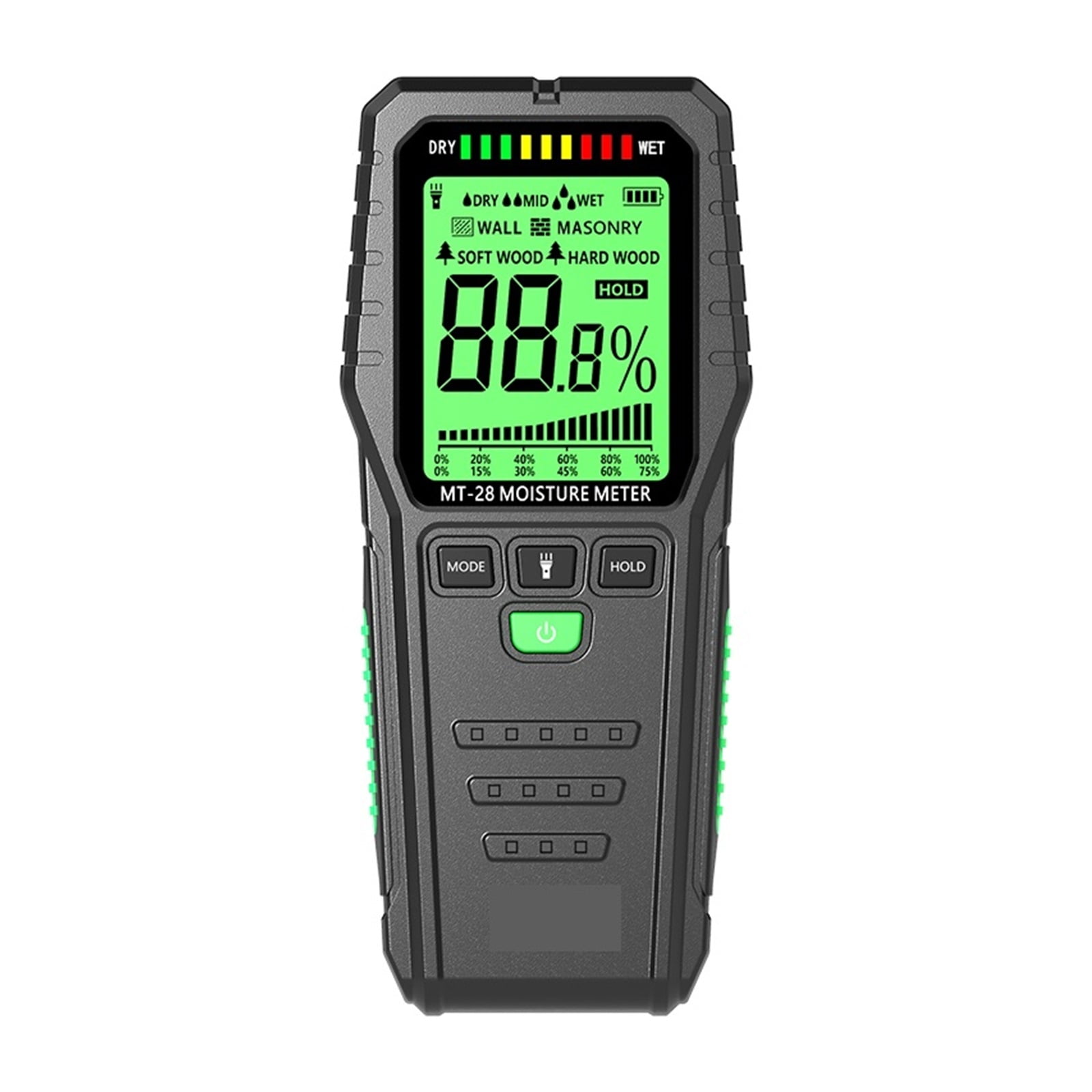 MT28 Inductive Wood Moisture Meter Digital Electrical Tester Measuring ...