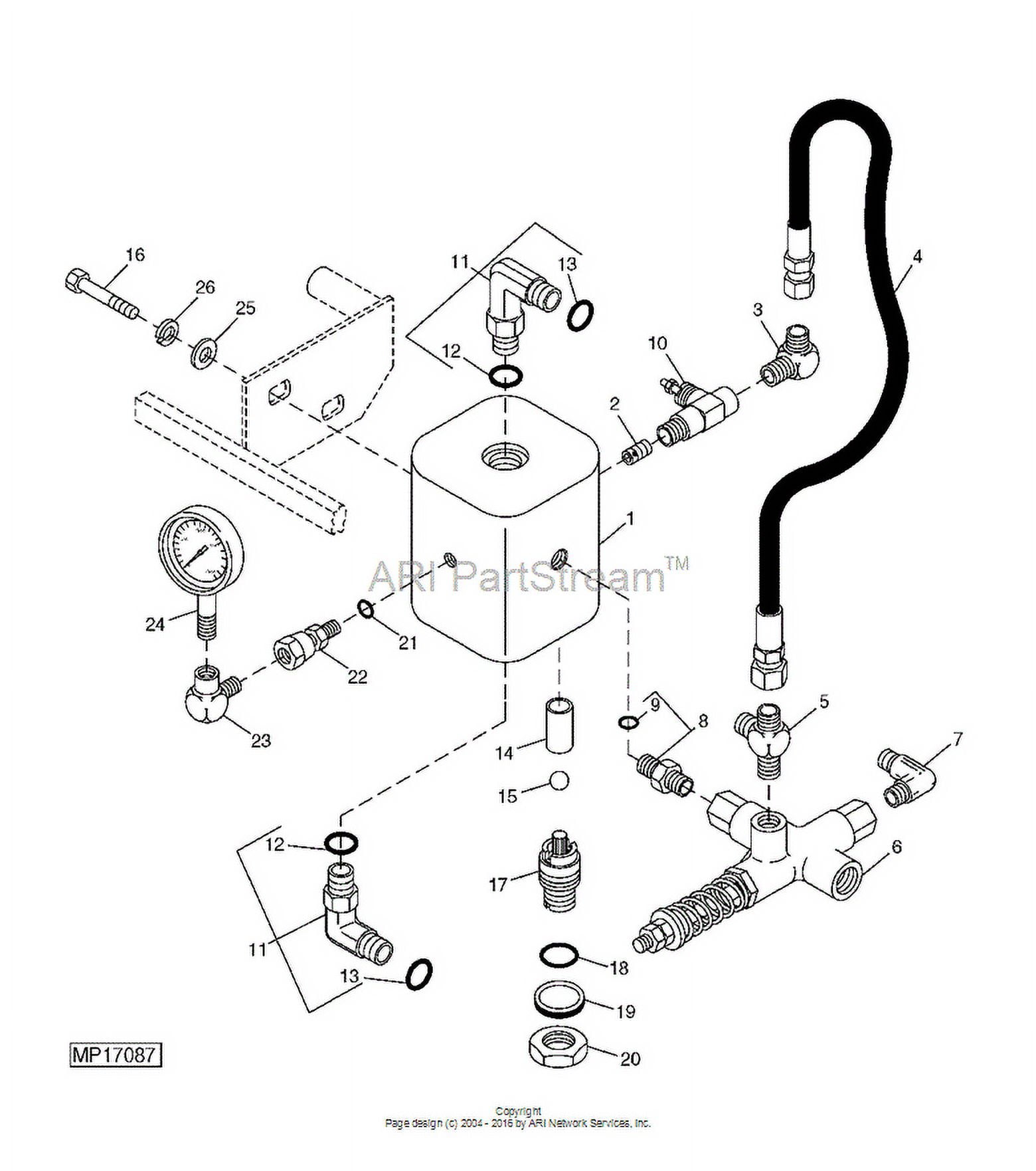 MT3600 ADAPTER FITTING fits JOHN DEERE (New OEM) - Walmart.com