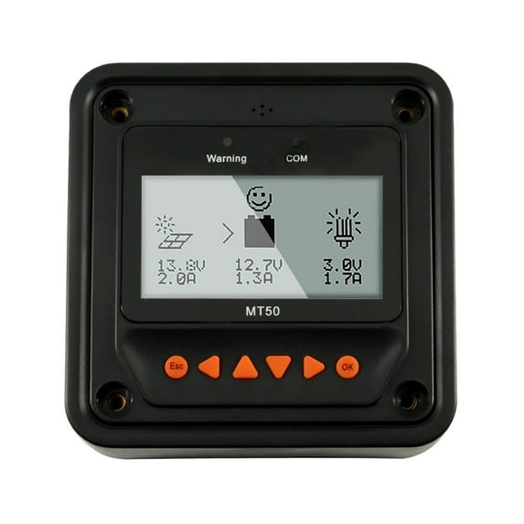 MT50 Remote Meter Display For MPPT Solar Charge Controller Series MT-50 ...