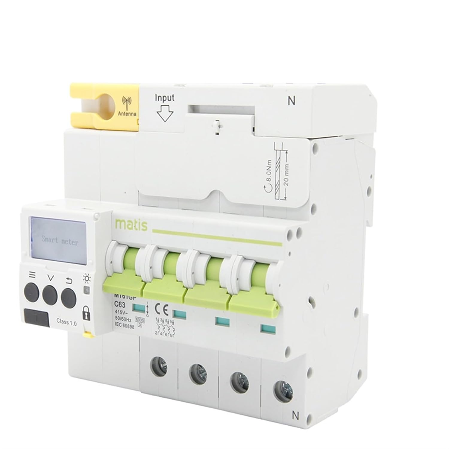 MT61WF 40a iot Power Monitor Circuit Breaker Meter - Walmart.com