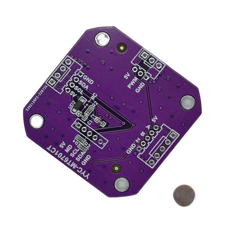 MT6701 Magnetic Induction Angle Measurement Sensor Module 14bit High Precision Can Perfectly ...