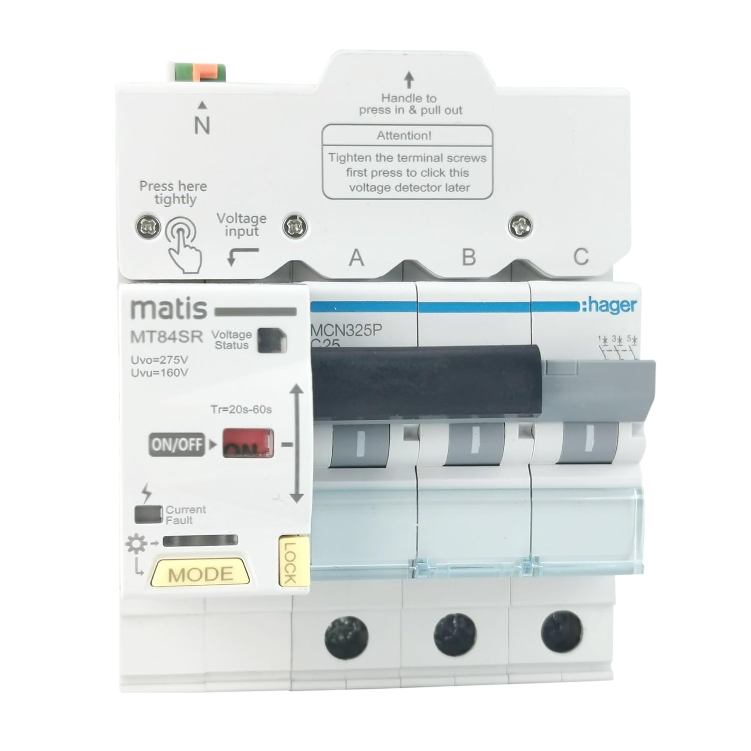 MT84SR Technology Over Under Voltage Protection Automatic recloser with ...