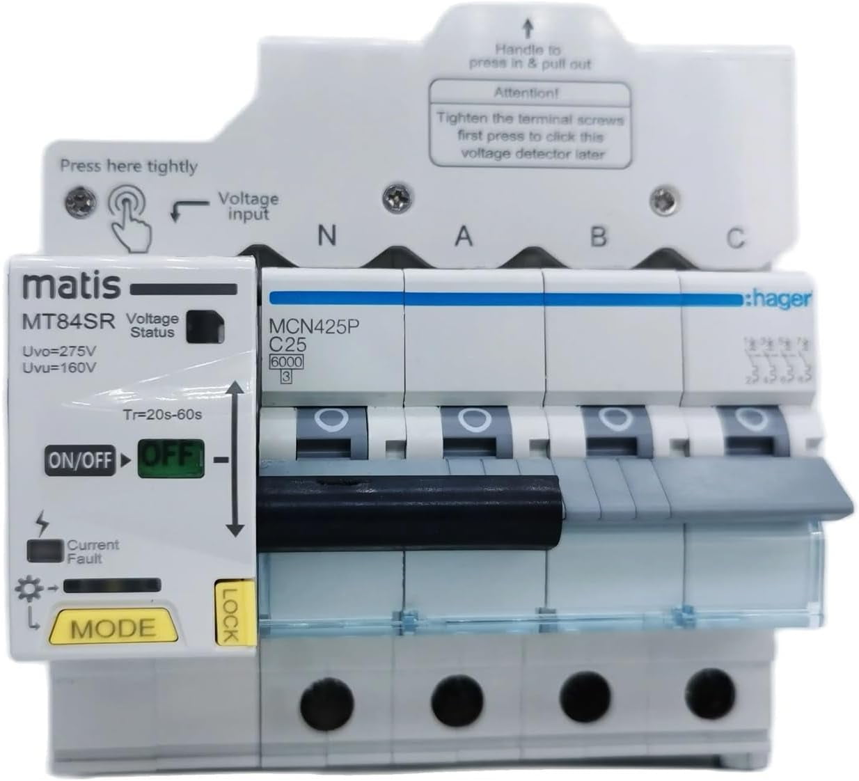 MT84SR Technology Over Under Voltage Protection Automatic recloser with ...