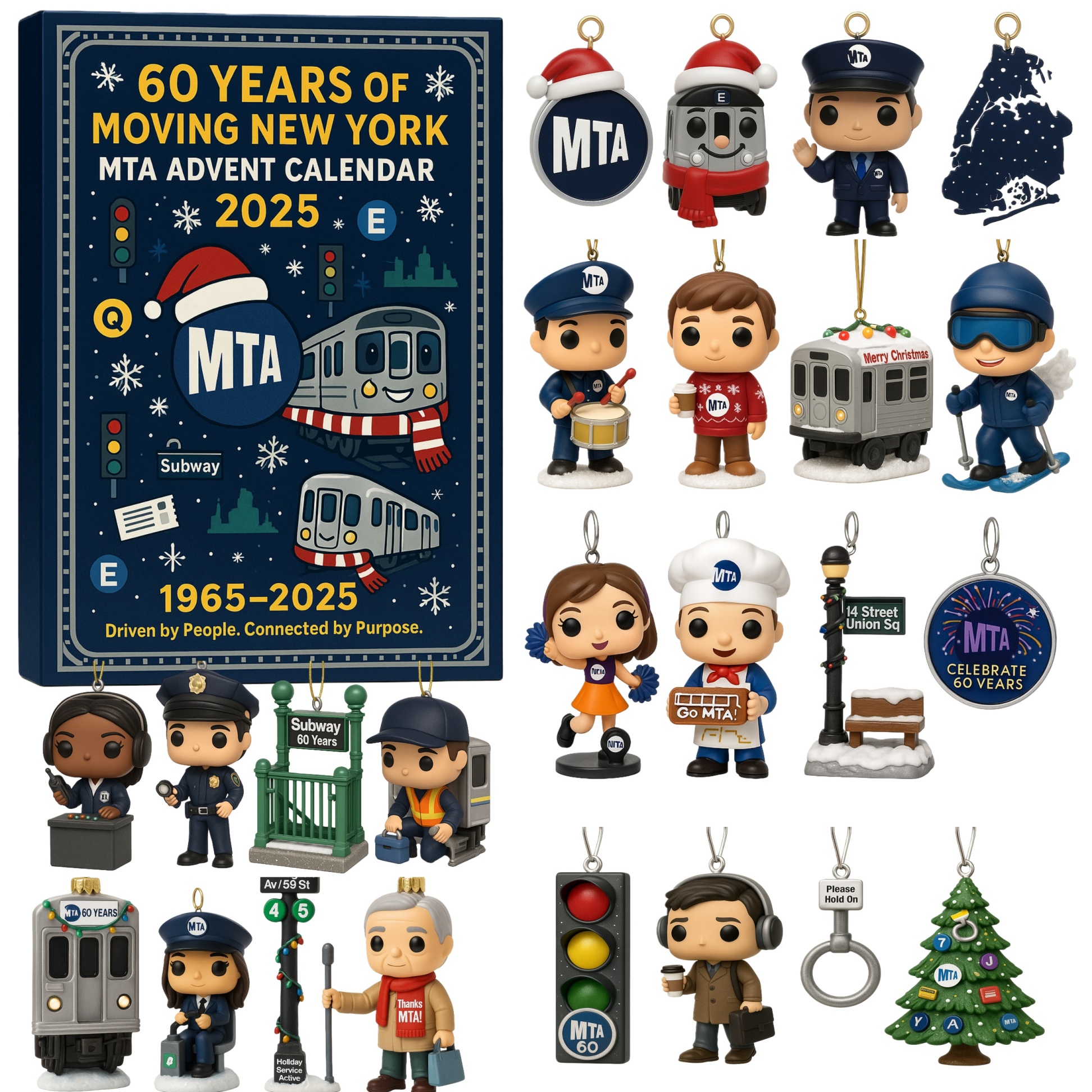 MTA 60th Anniversary Advent Calendar 2025 – 24-Day New York Subway ...