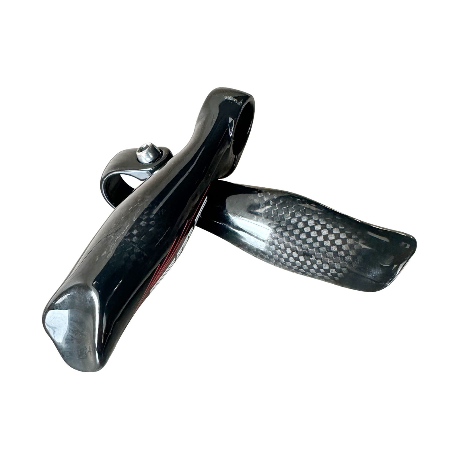 MTB Bike Bar Ends Carbon Fiber Mountain Bike Bicyle Handlebar Ends 22 ...