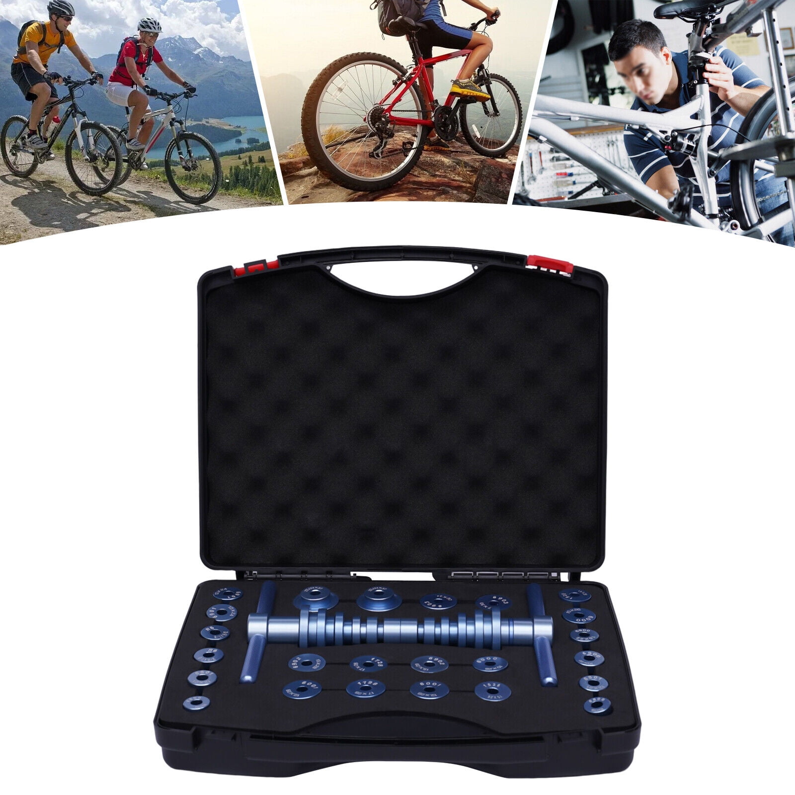 MTB Bike Bearing Press Kit Bottom Bracket Bicycle Hub&BB Axis Installer ...