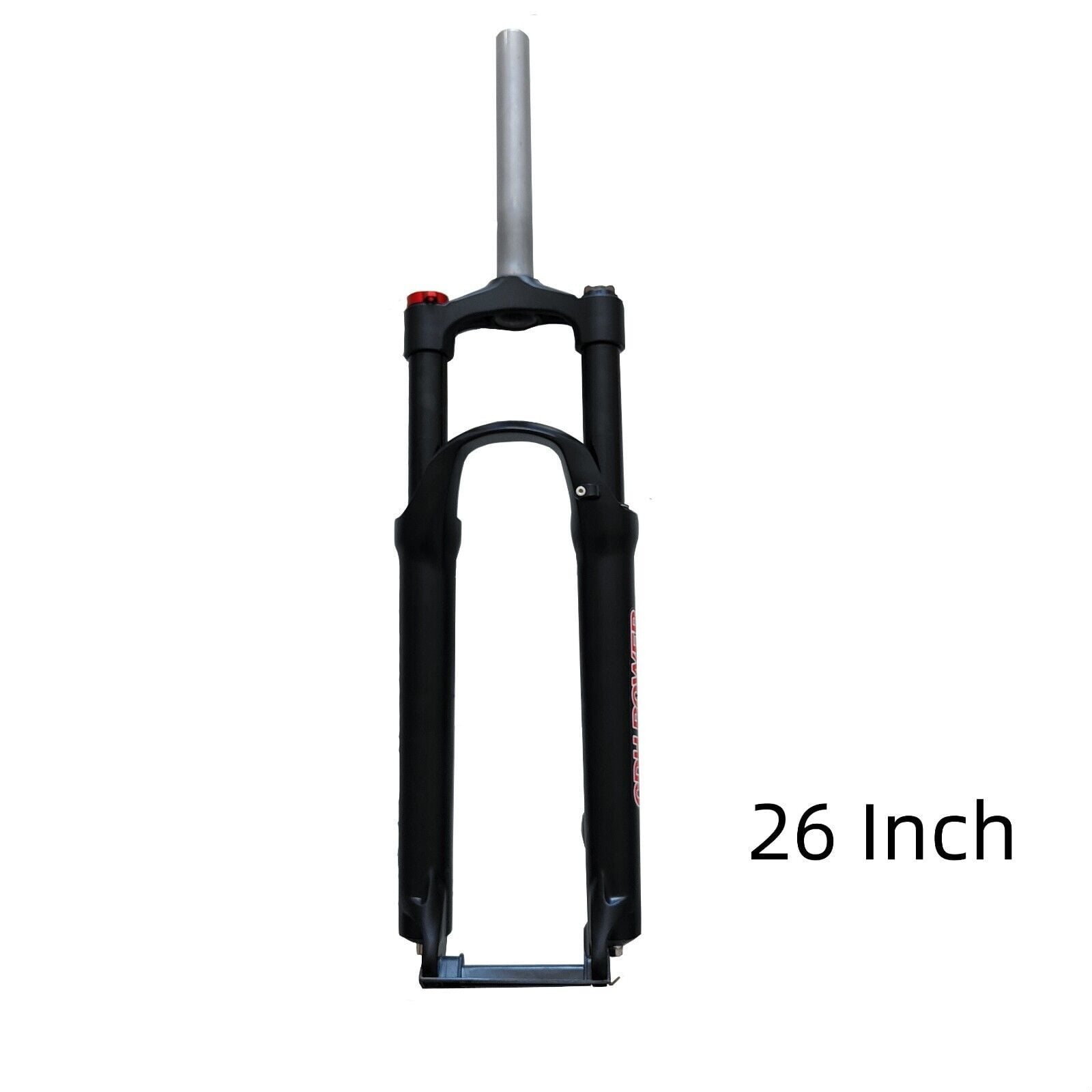 MTB Bike Suspension Fork 26Inch, Straight Tube Manual Lockout Aluminum ...