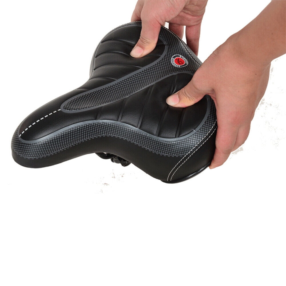 MTB Cycling Bicycle Saddle Seat Comfort Padded Bike Seat Wide Big Bum ...