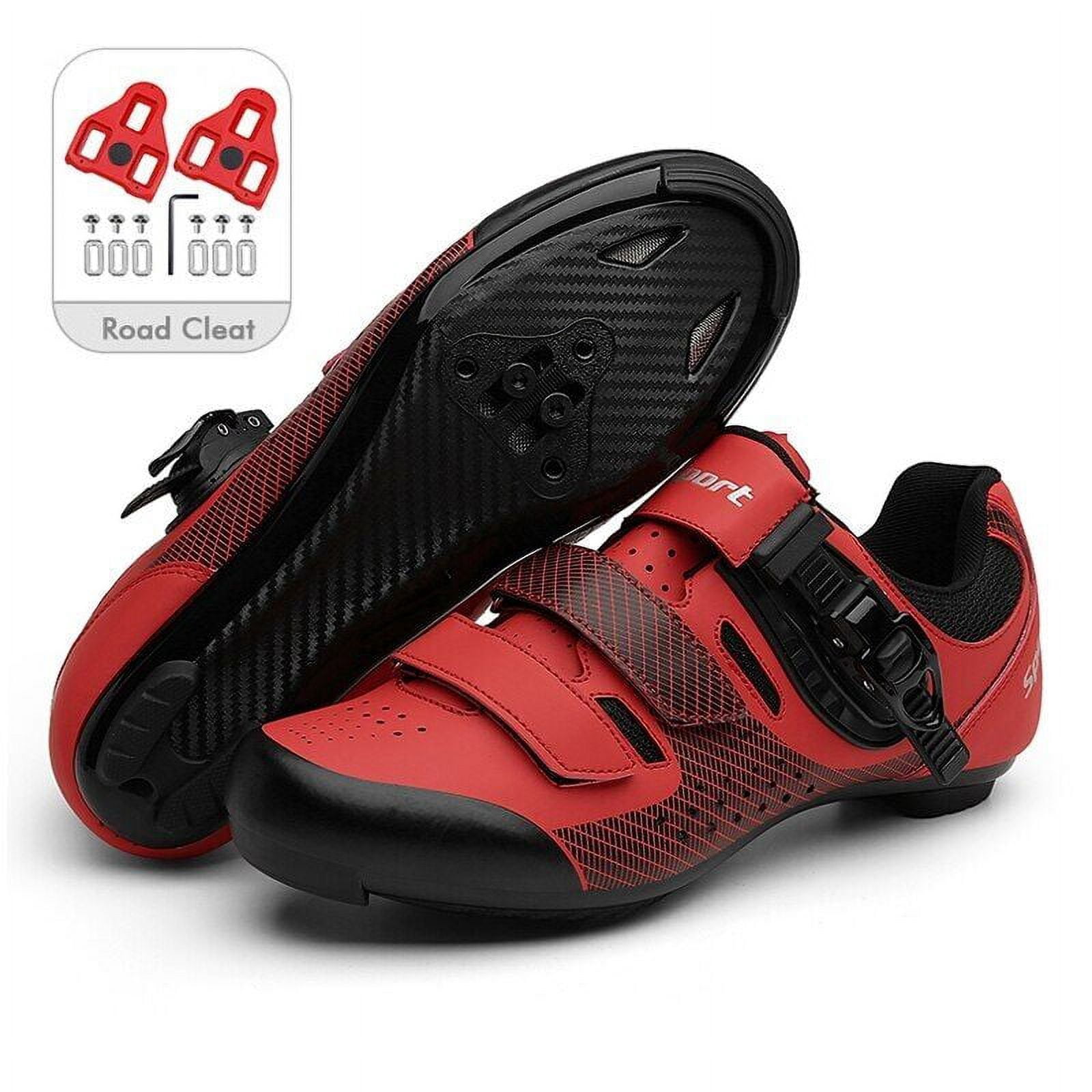 MTB Cycling Shoes with Men's Road Bike Shoes Racing Bicycle Sneakers ...
