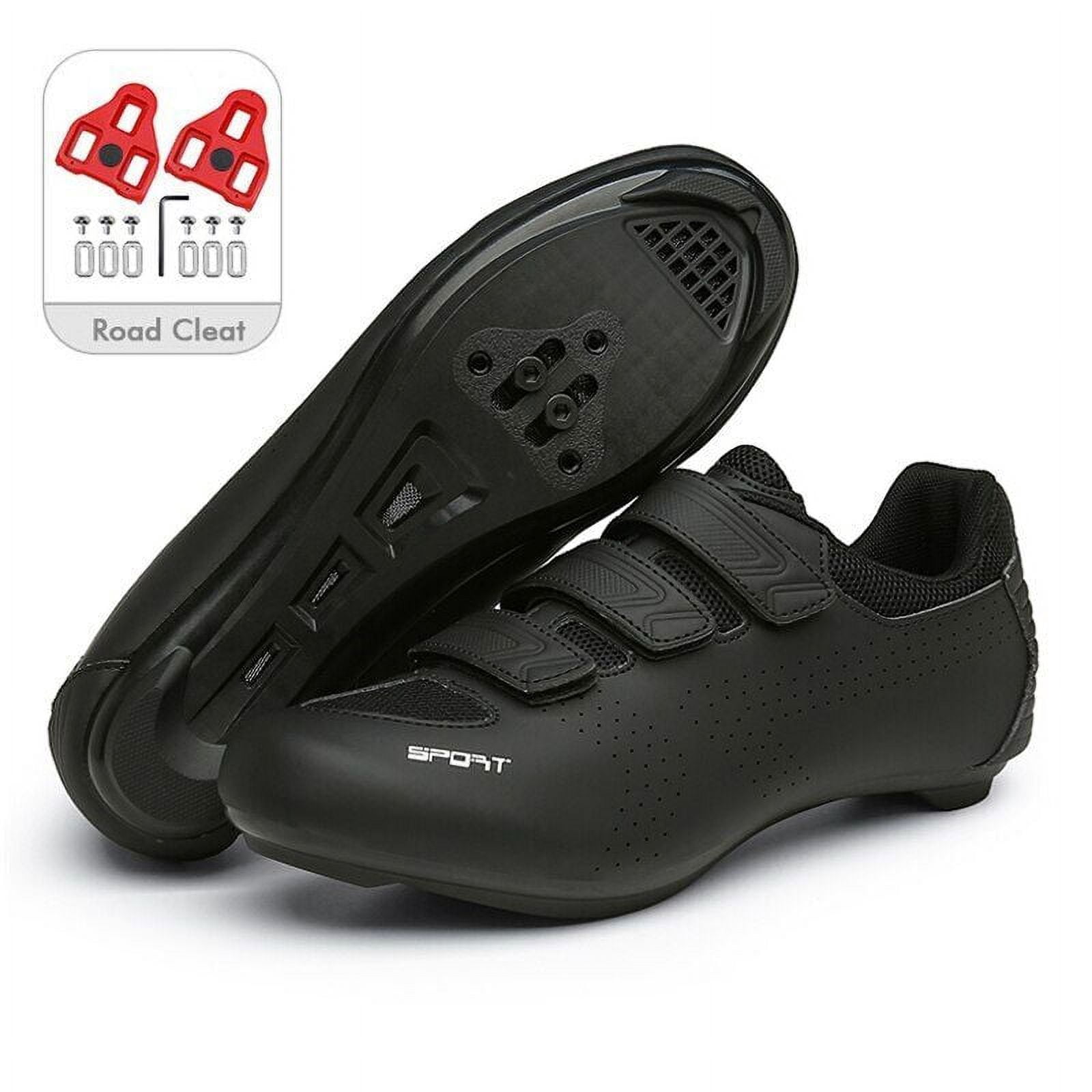 MTB Cycling Shoes with Men's Self-Locking Racing Road Bike Sneakers ...