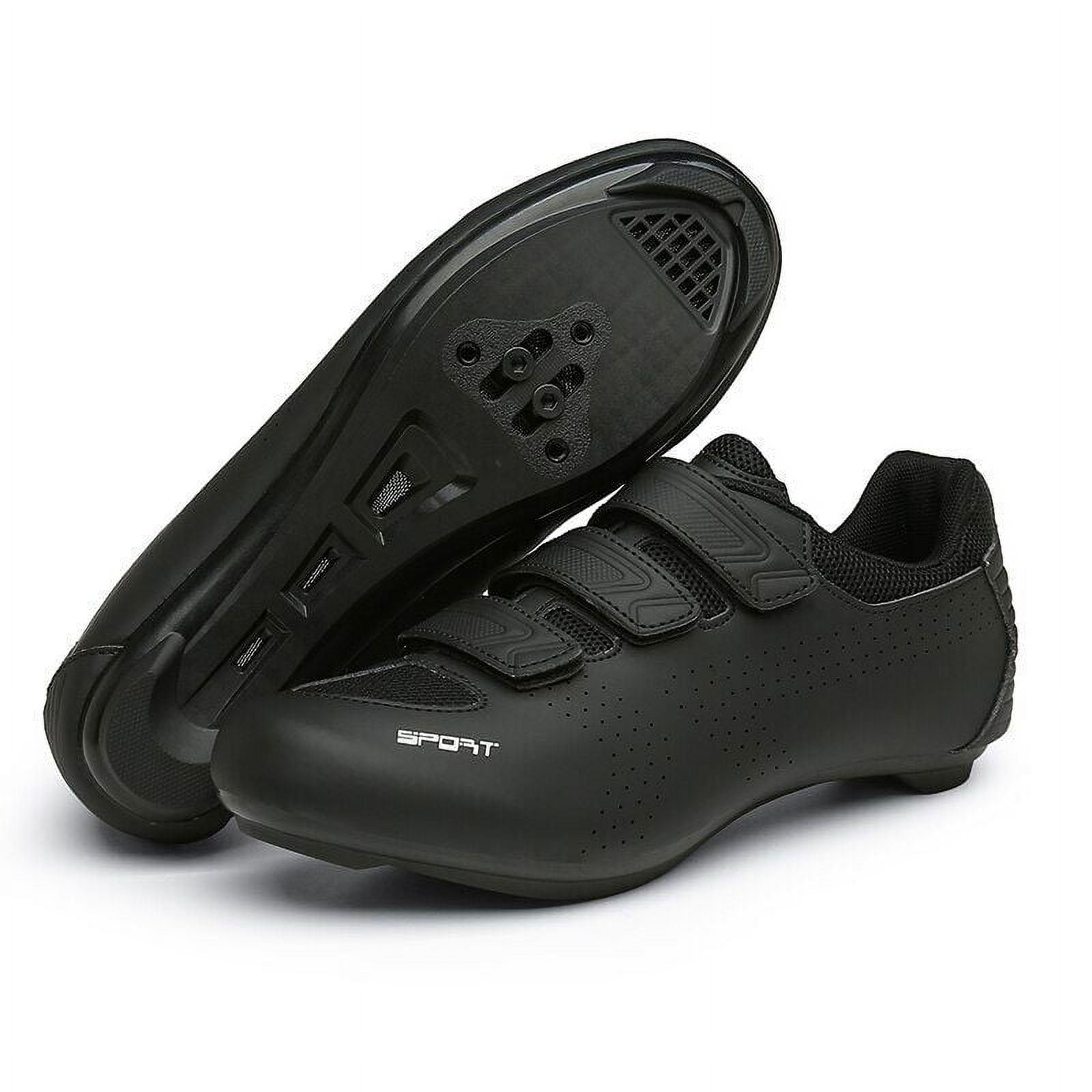 MTB Cycling Shoes with Men's Self-Locking Racing Road Bike Sneakers ...