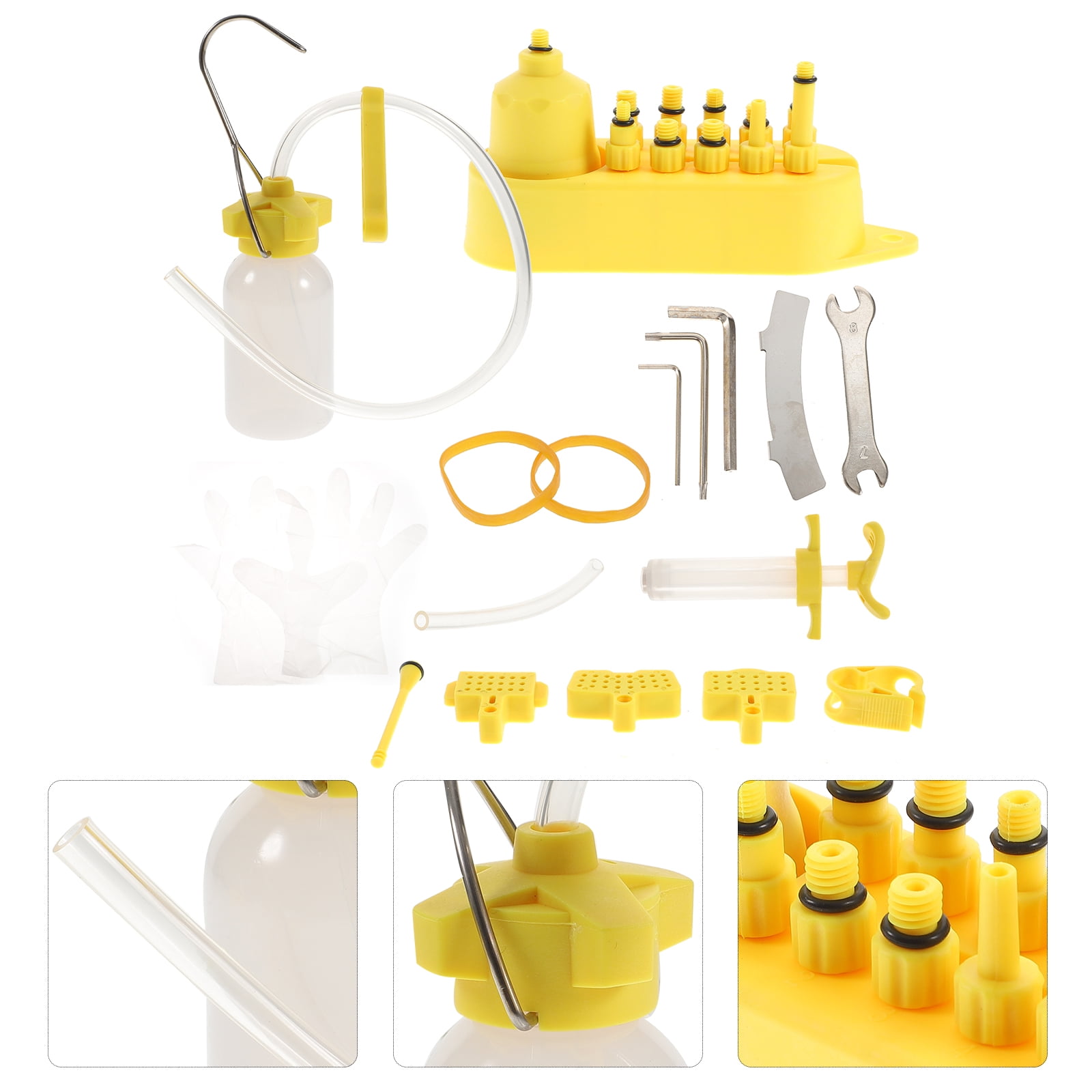 MTB Hydraulic Brake Bleed Kit - Complete Set for Disc Brake Maintenance ...