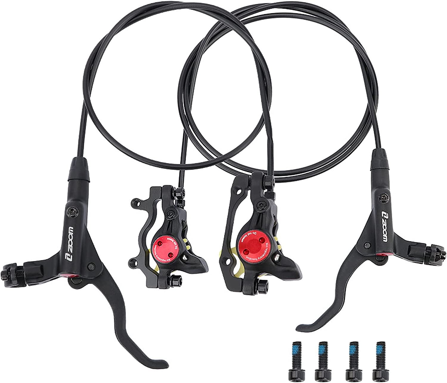 MTB Oil Hydraulic Disc Brake Set with Brake Levers Caliper Oil Cable ...