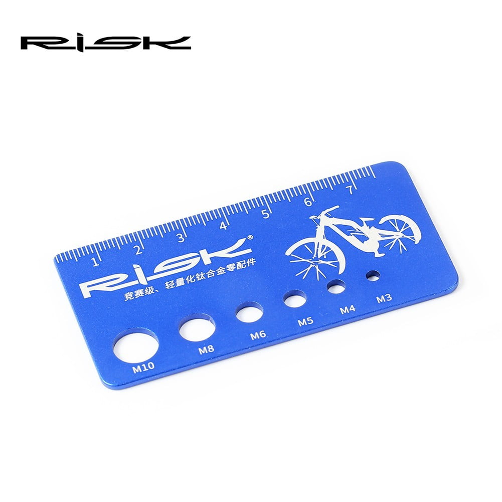 MTB Road Bike Bicycle Bolt&Screw Gauge Diameter Length Measure Tool M3 ...