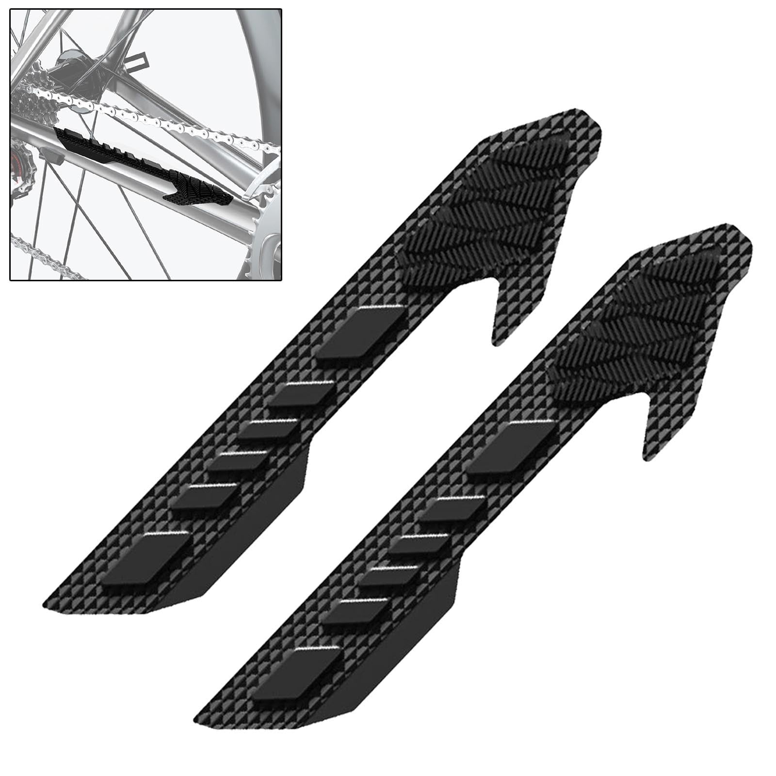 MTB Silicone Chain Stay Frame Guard Road Bicycle Chain Pad 2pack ...