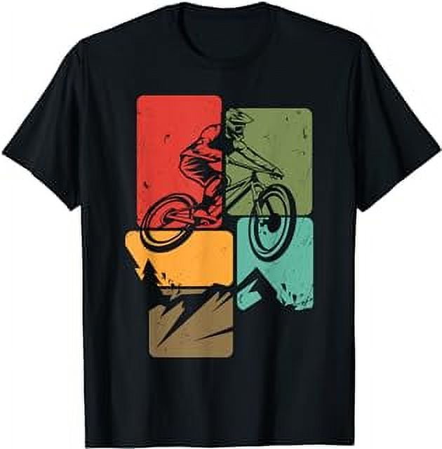 MTB Tshirt for Mountain Biker | Retro Mens Mountain Bike T-Shirt ...