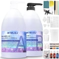 MTBJZJ 0.5 Gallon Fast Cure Epoxy Resin - 4 Hrs Demold Upgrade- Clear ...