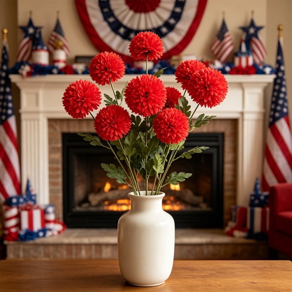 MTBLYS Independence Day Hand Bouquet | 1pc Fake Flowers | | Plastic ...
