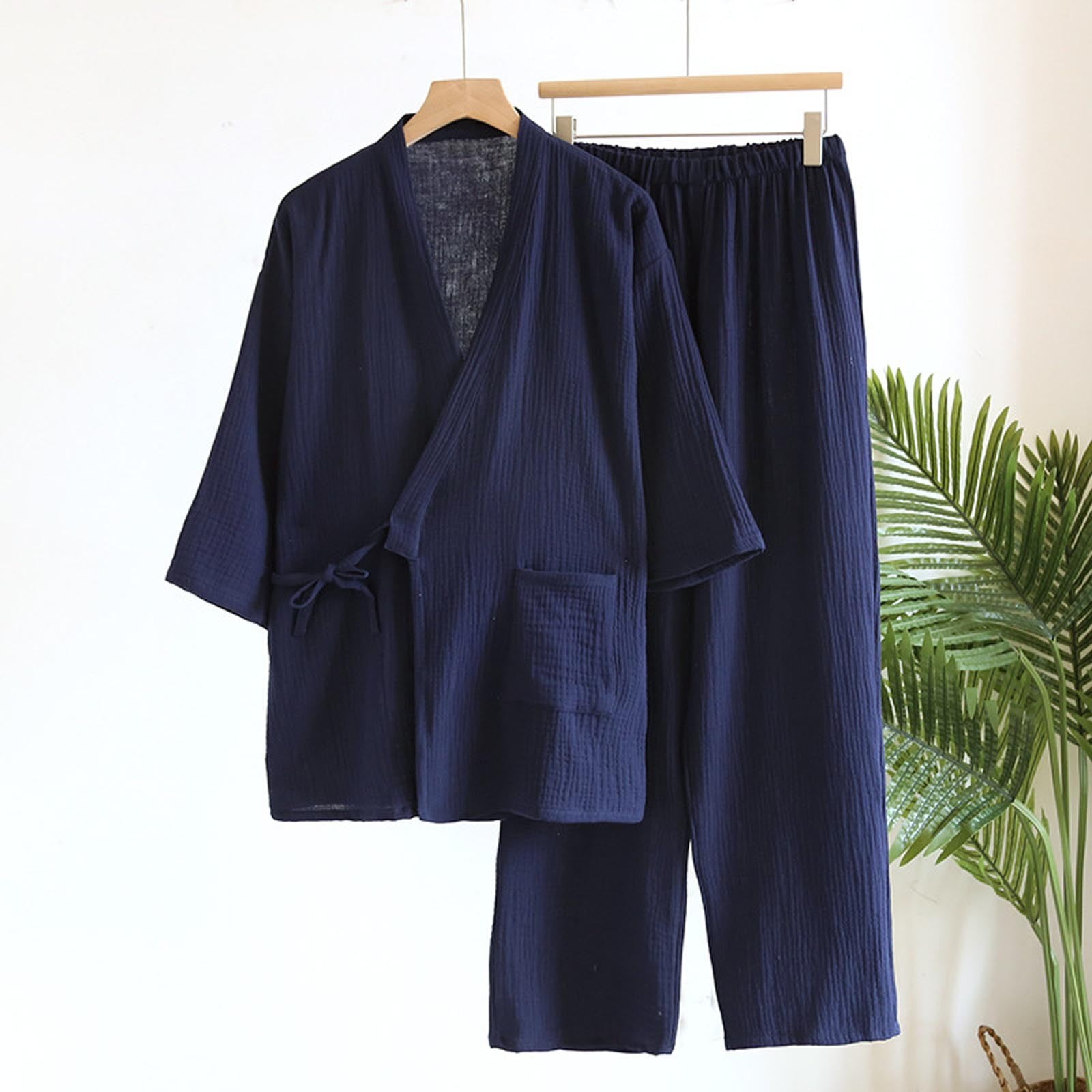 MTBLYS Pajamas for Men Casual Solid Color Lightweight Sleepwear with ...