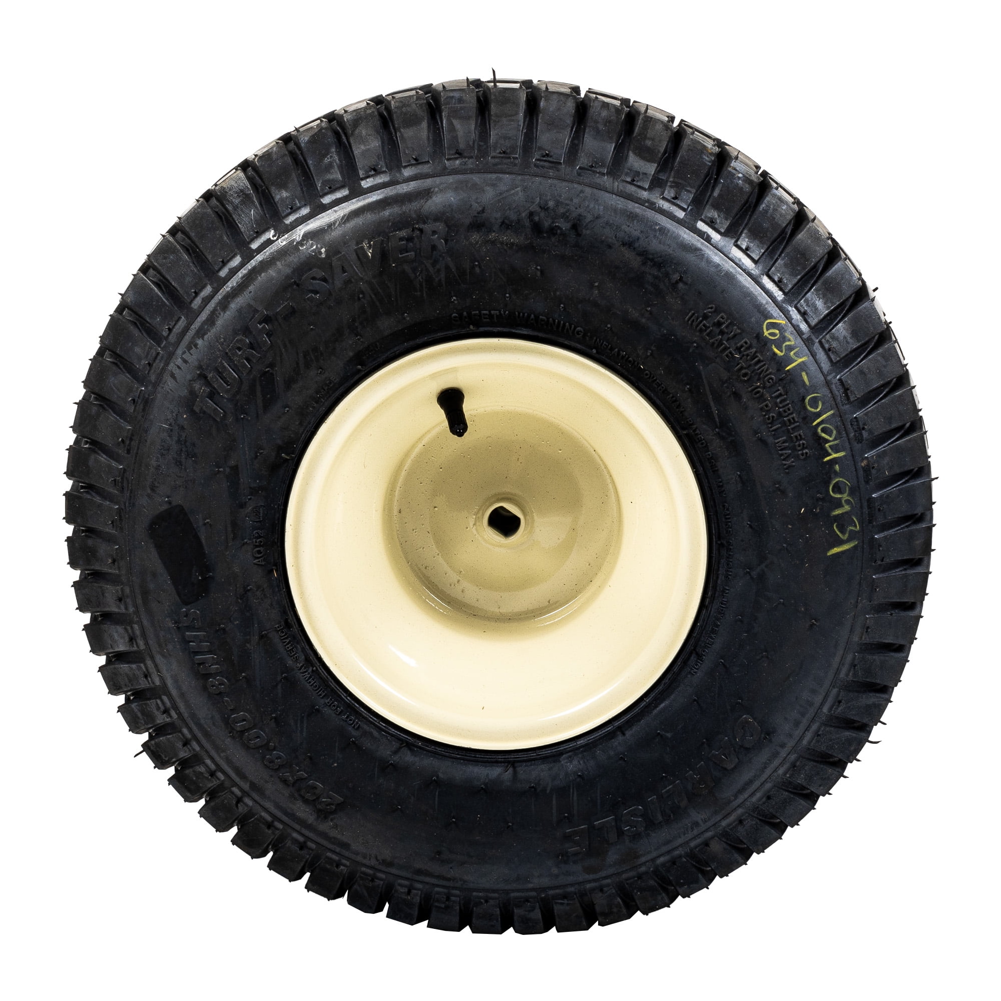 MTD 634-0104-0931 Beige Carlisle Wheel 20x8x8 Assembly for Columbia ...