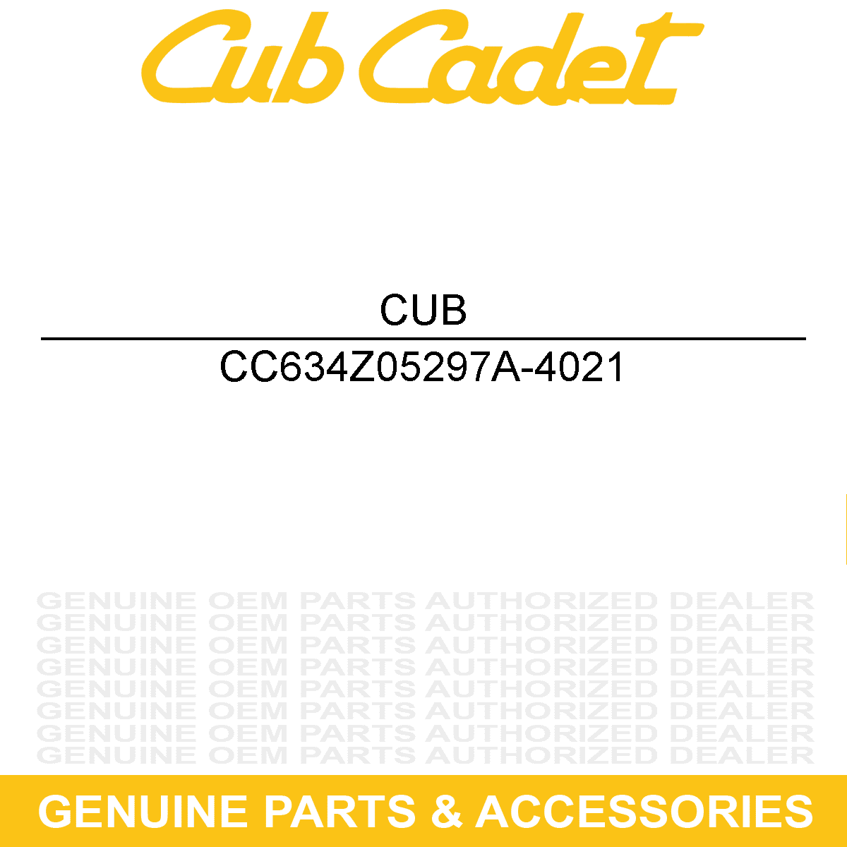 MTD 634Z05297A-4021 Rim Assembly 12.0X7.0 Cub Yellow Cub Cadet Troy ...