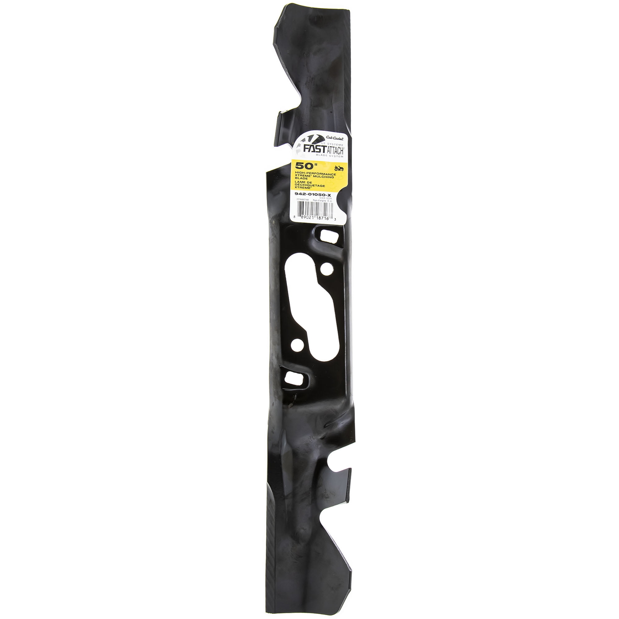 MTD 942-01050-X FastAttach Xtreme Mulching Blade 50" Deck Fab EFI XT2 ...