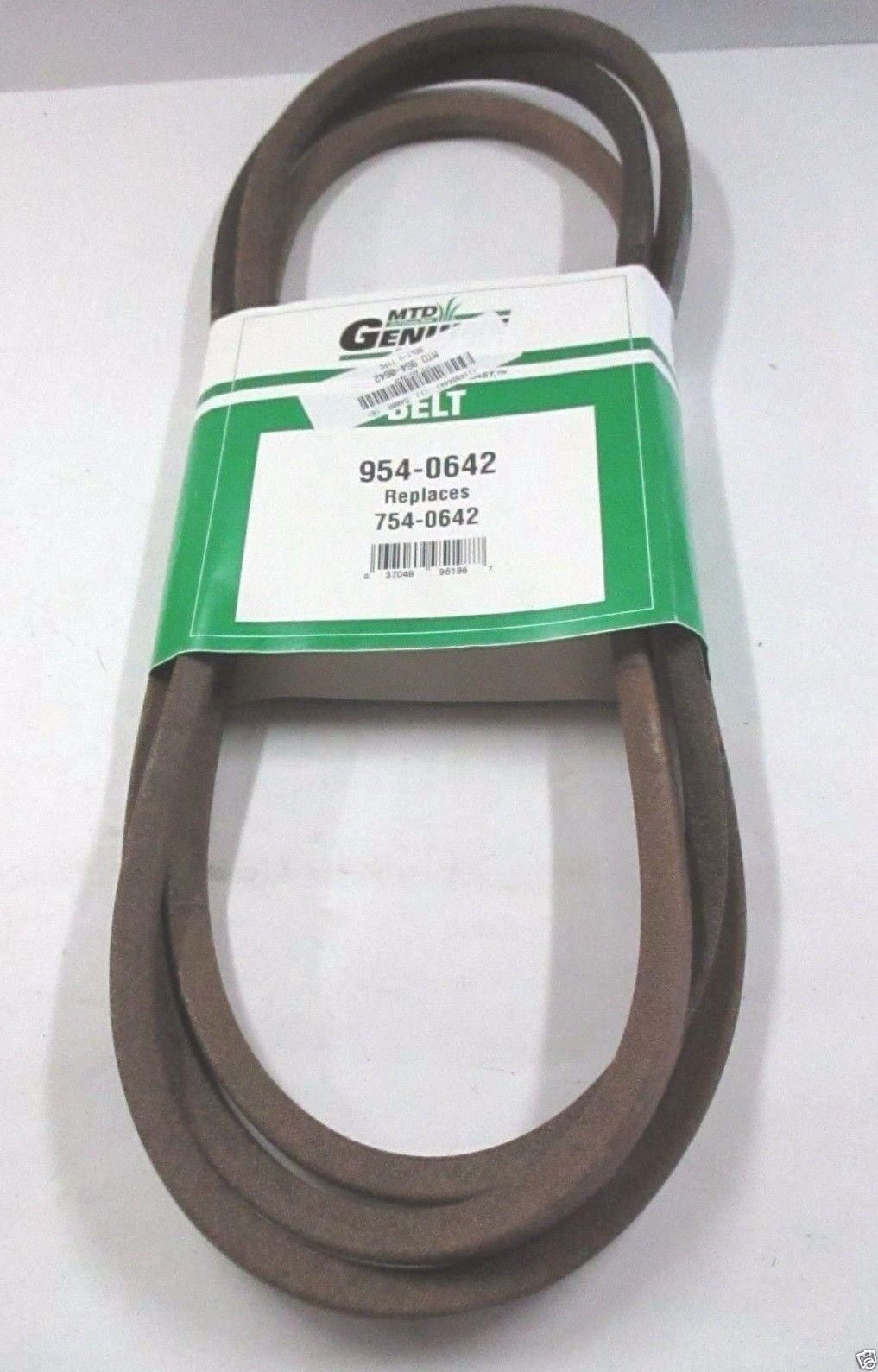 MTD 954-0642 Drive V-Belt 54" Deck Troy-Bilt GTX SLT Red GT Big 814K ...