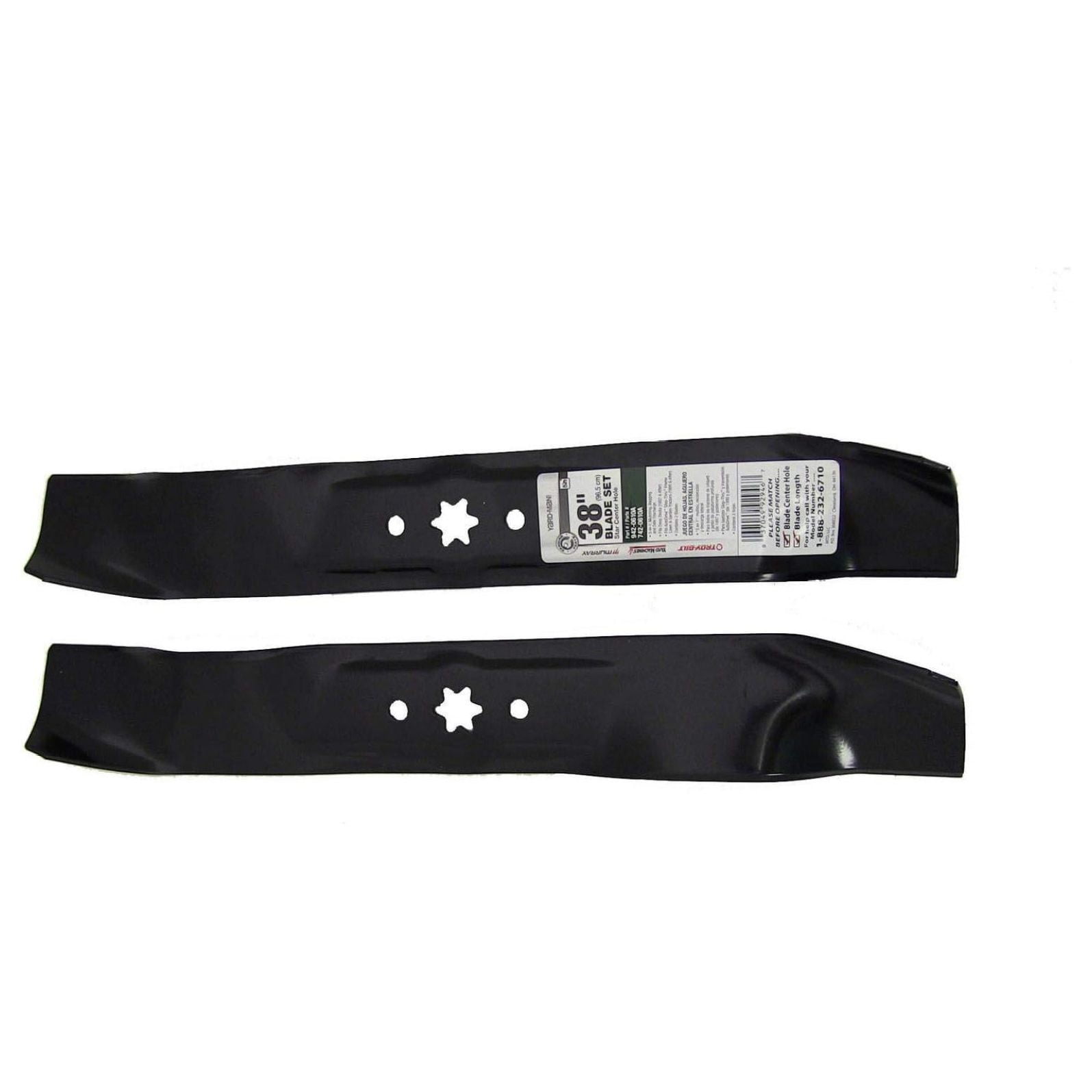 MTD Deck Mower Complete 2-Piece 742-0610 Blade Set - Walmart.com