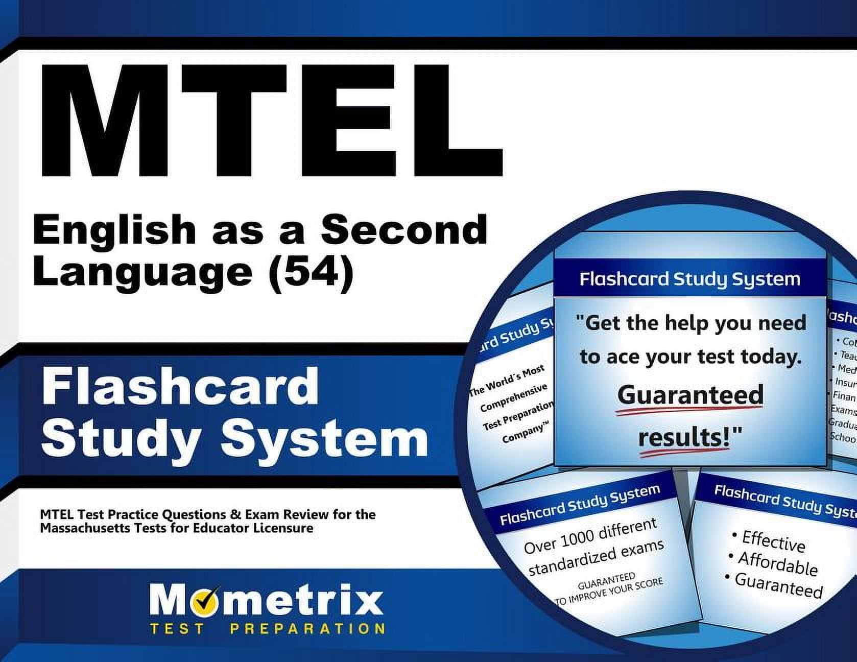 MTEL English as a Second Language (54) Flashcard Study System : MTEL ...
