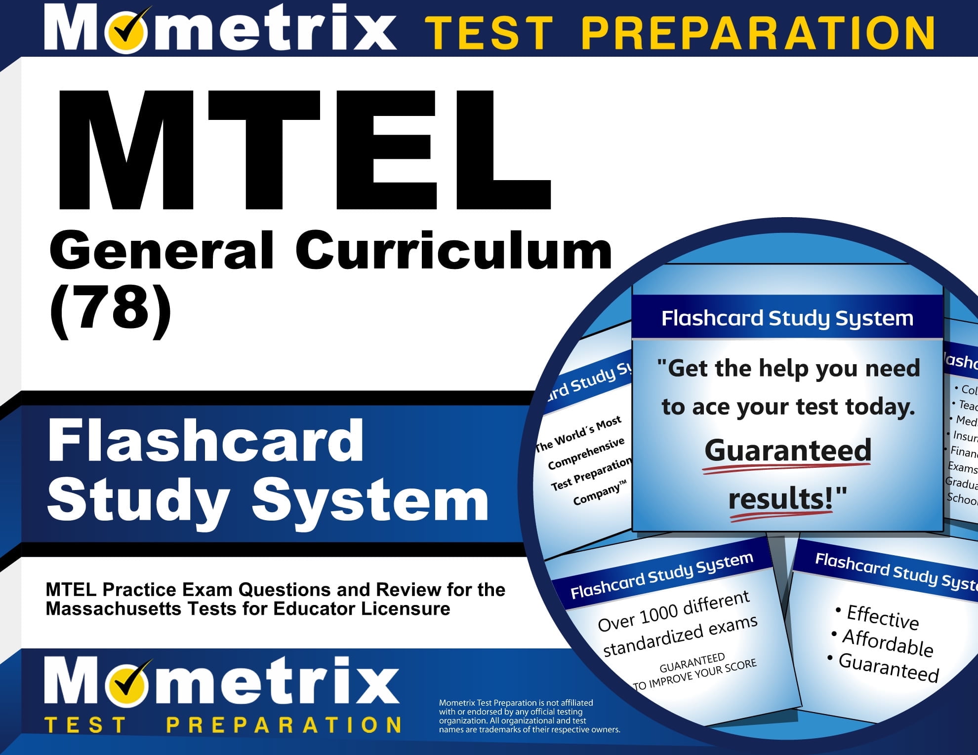 MTEL General Curriculum (78) Flashcard Study System : MTEL Practice Exam Questions and Review ...