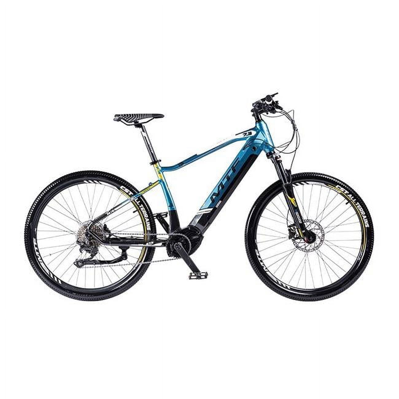 MTF Hill 7.3 18 18 in. MTB Folding Electric Vianelli E-Bike, Blue ...