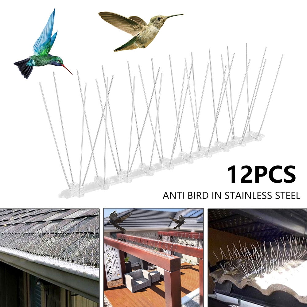 MTFun Anti Bird In Stainless Steel, 25cm Stainless Steel Bird Spikes ...