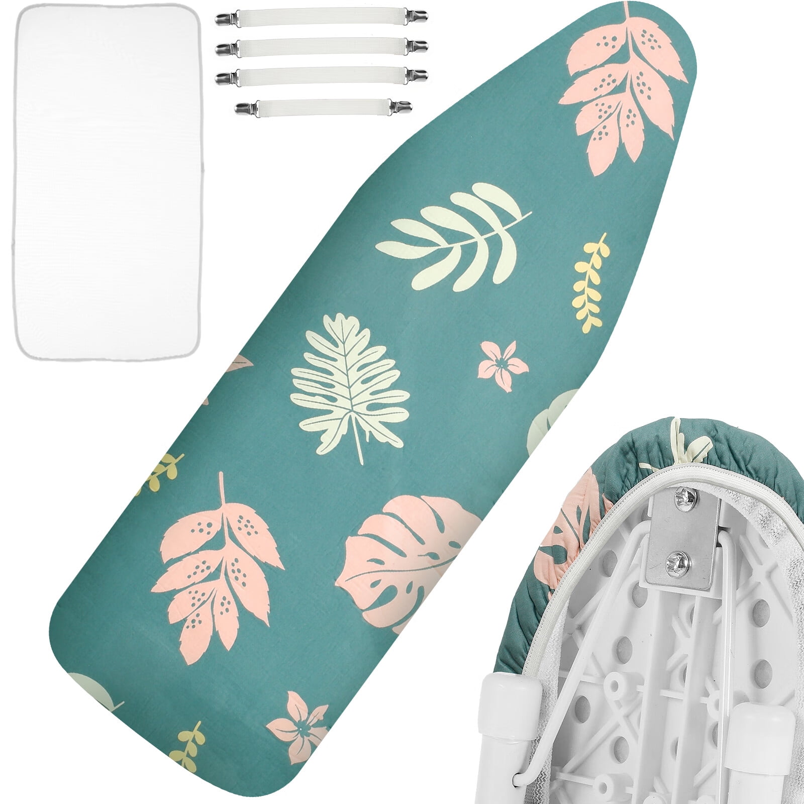 MTFun Ironing Board Cover and Pad, 57.8×18.8 Inch Easy Installation ...