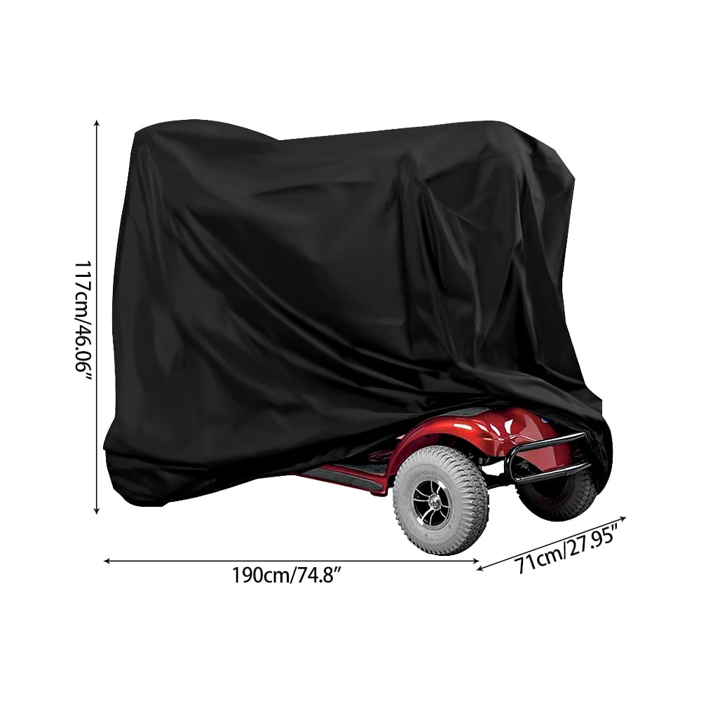 MTFun Motorbike Mobility Scooter Cover Waterproof Rain Protection 190T ...