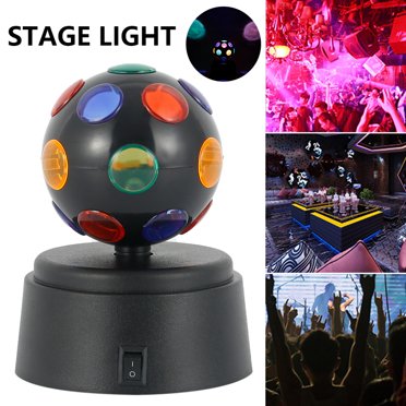 RKZDSR Rotating Projection Stage Light with Bluetooth Speaker: KTV Ball ...
