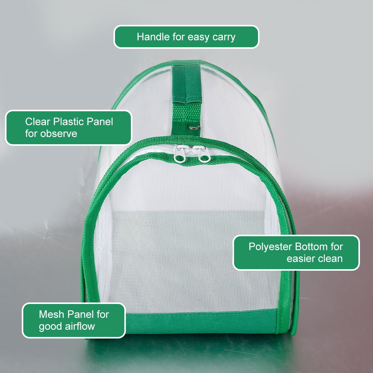 MTFun Small Butterfly Habitat Net Transparent Insect Mesh Cage ...