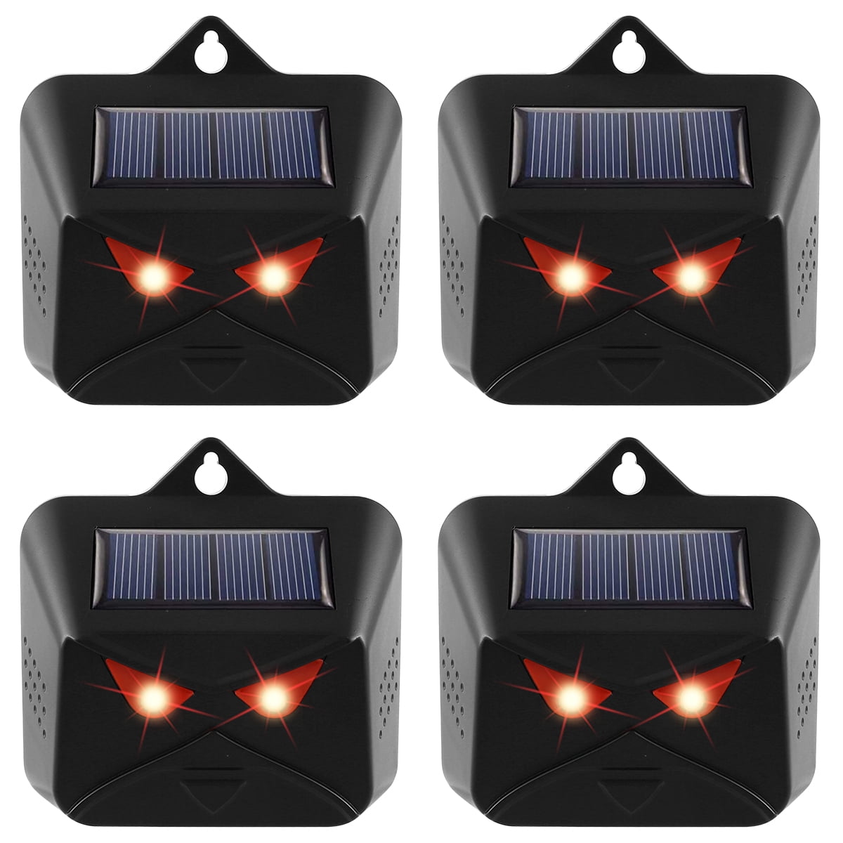 MTFun Solar Predator Control Light，4-Pack Outdoor Motion Activated ...