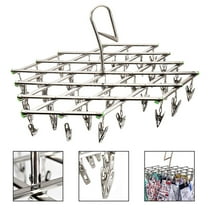 MORNITE Adhesive Wall Mounted Sock Hanger Laundry Drying Rack with 12 ...