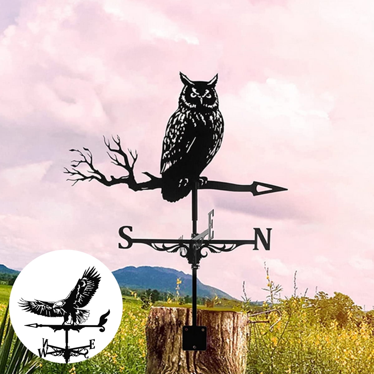 MTFun Weather Vanes For Sheds Metal Weather Resistant Wind Direction ...