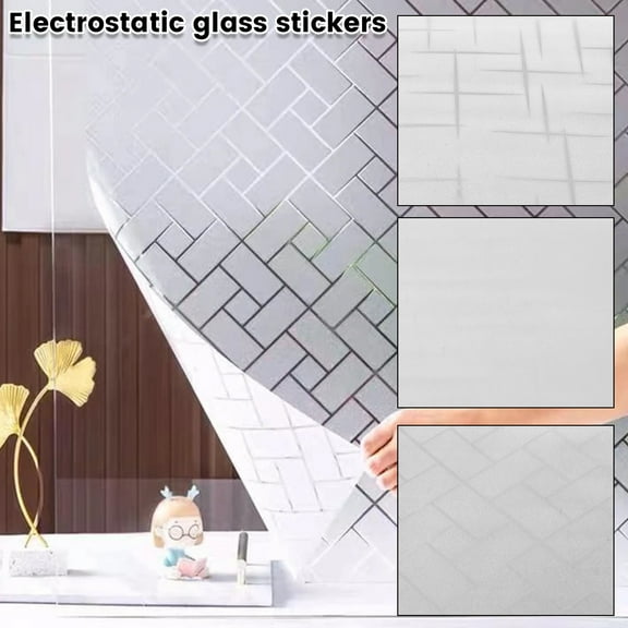 One-Way Horizontal Glass Blinds without Anti-Static Adhesive, Ideal for ...